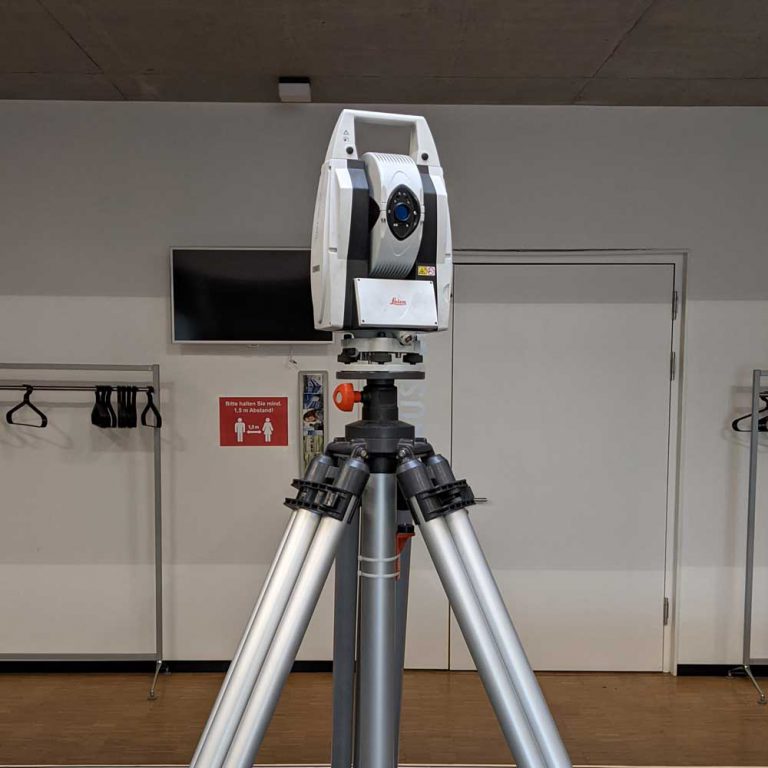 Mobile hochgenaue Laser Tracker Vermessung - 3D Padelt
